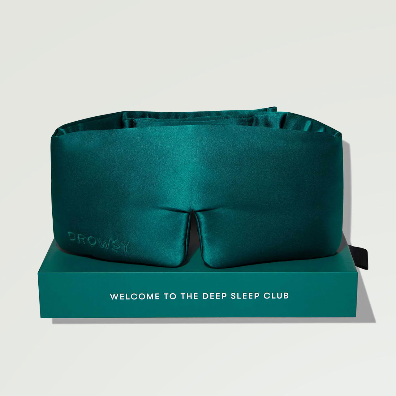 Drowsy Green Sapphire Silk Sleep Mask – W-Wellness