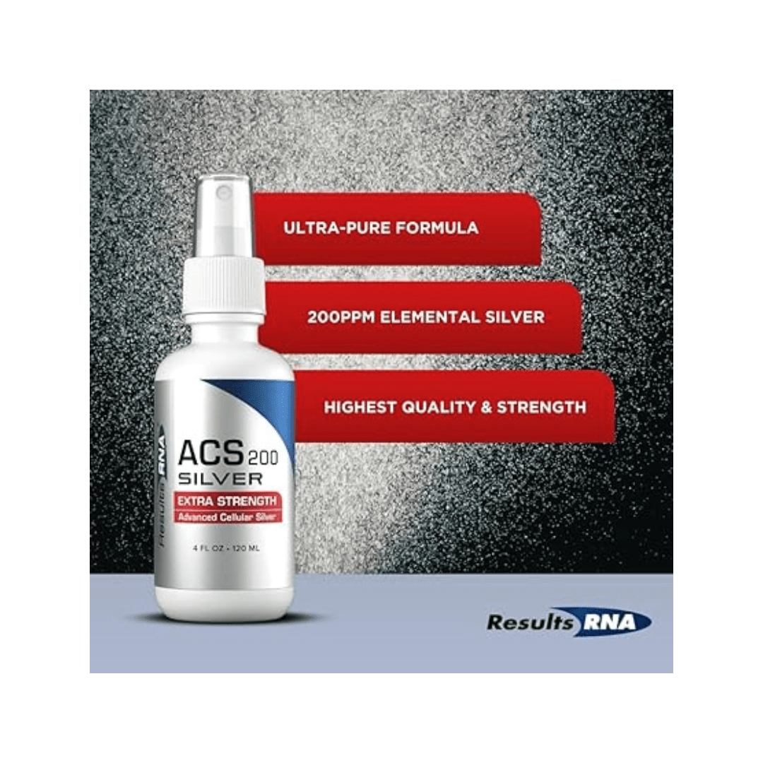Results RNA ACS 200 Extra Strength Silver Spray – W-Wellness