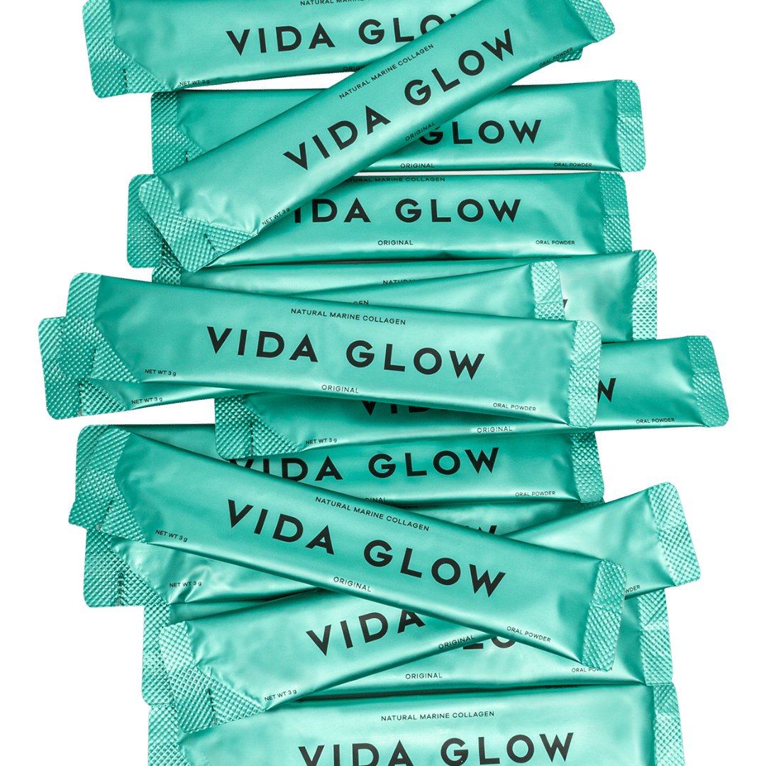 Vida Glow Natural Marine Collagen Sachets, Original – W-Wellness